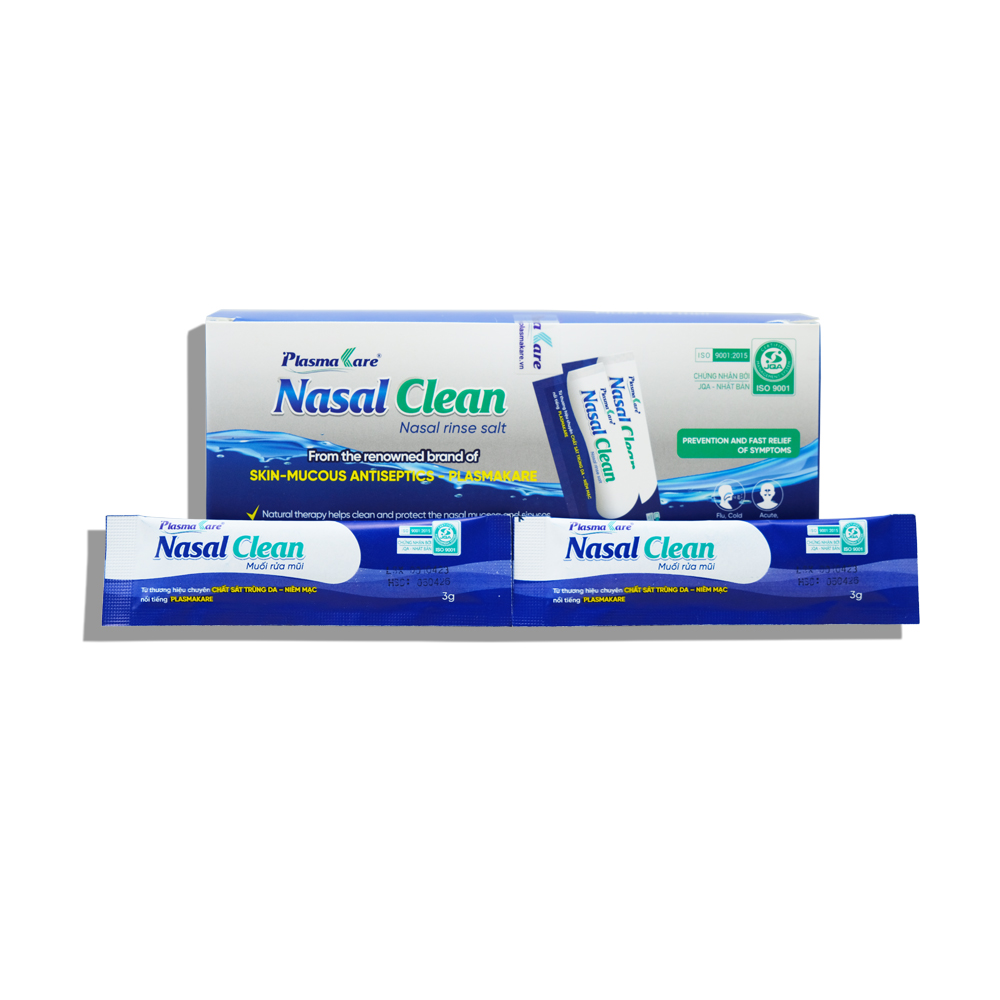 Muối rửa mũi xoang PlasmaKare Nasal Clean